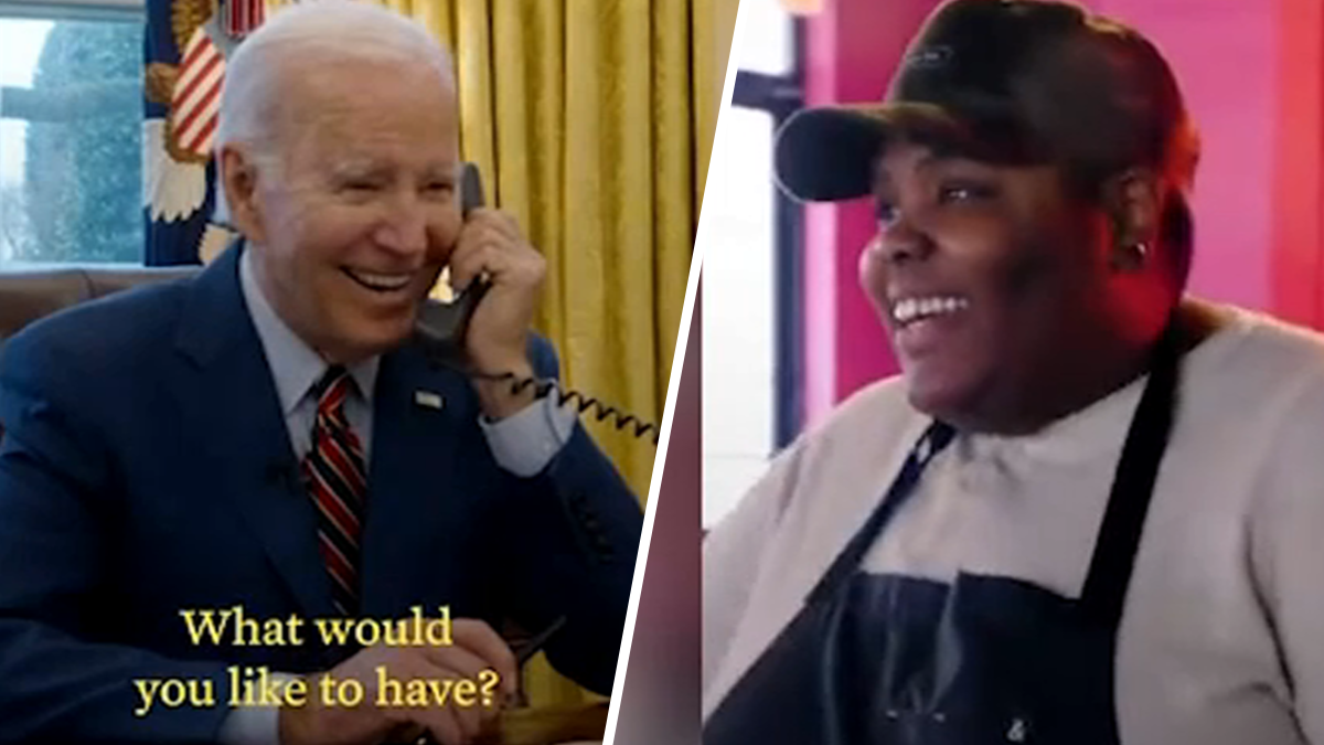 Watch: Biden Orders Burger from Local DC Restaurant – NBC4 Washington