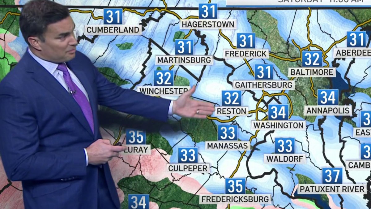 Up to 1 Inch of Snow Expected Saturday – NBC4 Washington