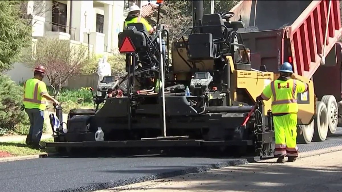 DC to Re-Pave Bad Roads, Sidewalks and Alleys by 2024 – NBC4 Washington