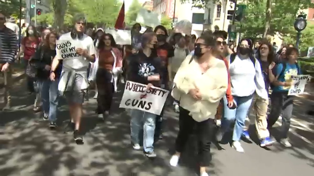 GW Students Protest Guns for Campus Police: The News4 Rundown – NBC4 ...