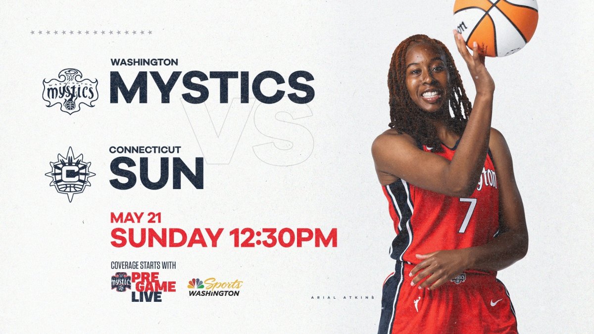 How to Watch Washington Mystics Vs. Connecticut Sun – NBC4 Washington