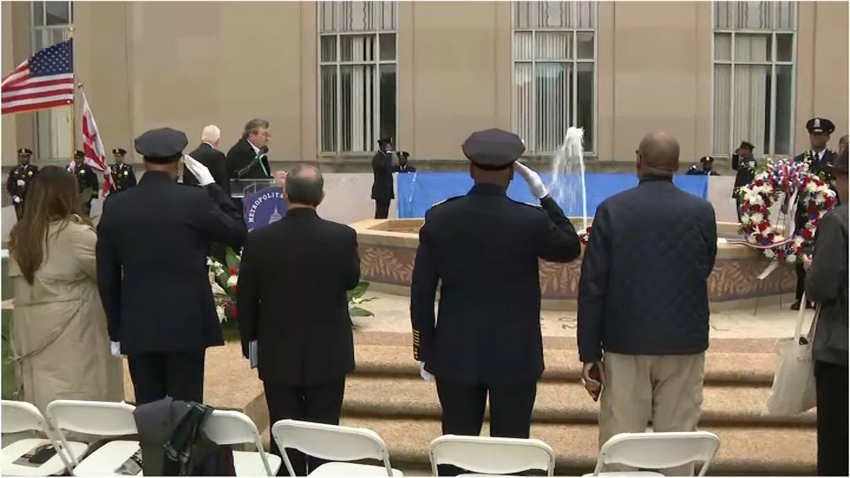 Newly Renovated DC Police Memorial Unveiled – NBC4 Washington