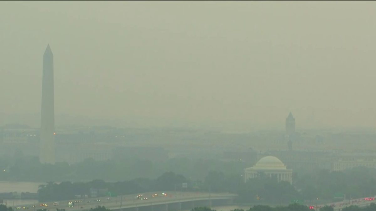 Code Red ‘unhealthy Air Quality Overtakes Dc Area Nbc4 Washington
