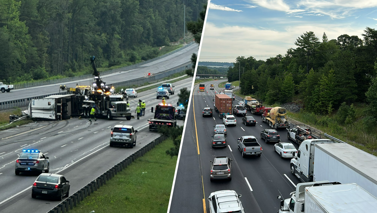 2 dead, I-95 traffic backed up for miles in Virginia after crash – NBC4 ...