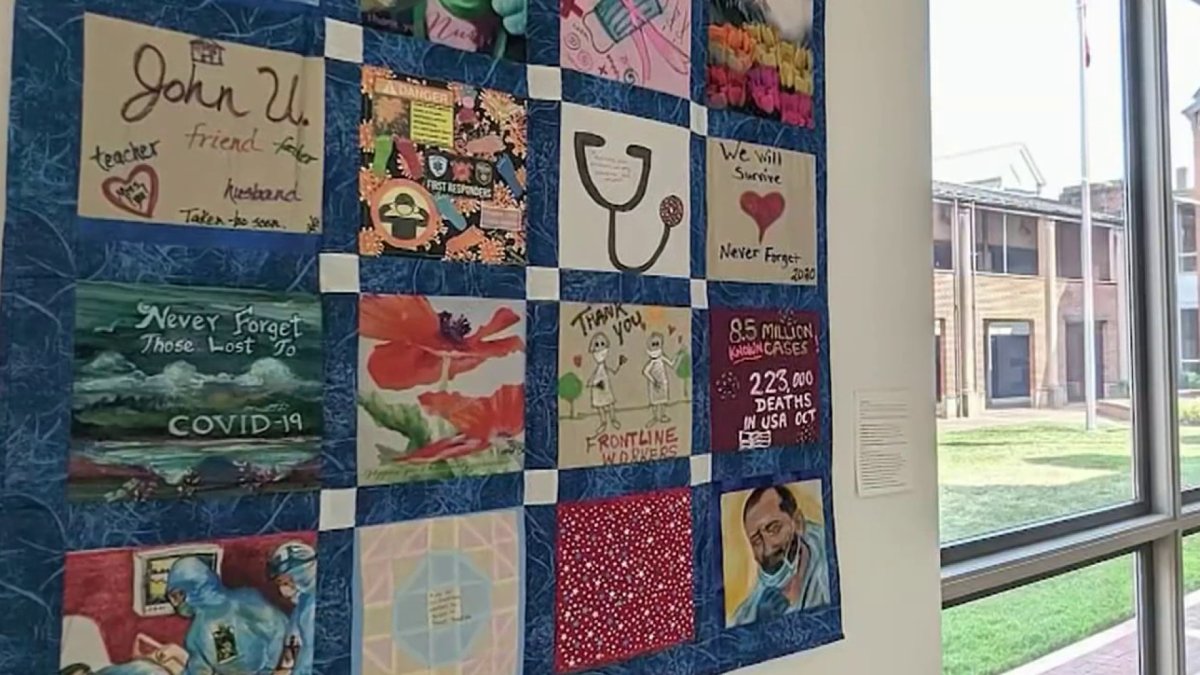 Leesburg Town Hall displays COVID-19 hope quilts – NBC4 Washington