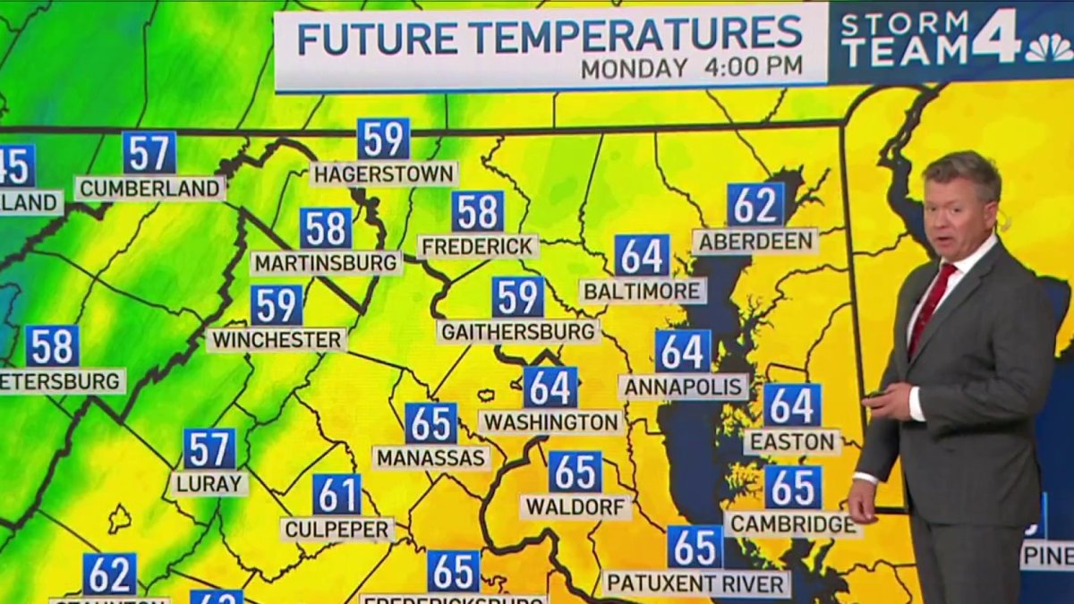 Storm Team4 daytime forecast: Oct. 8, 2023 – NBC4 Washington