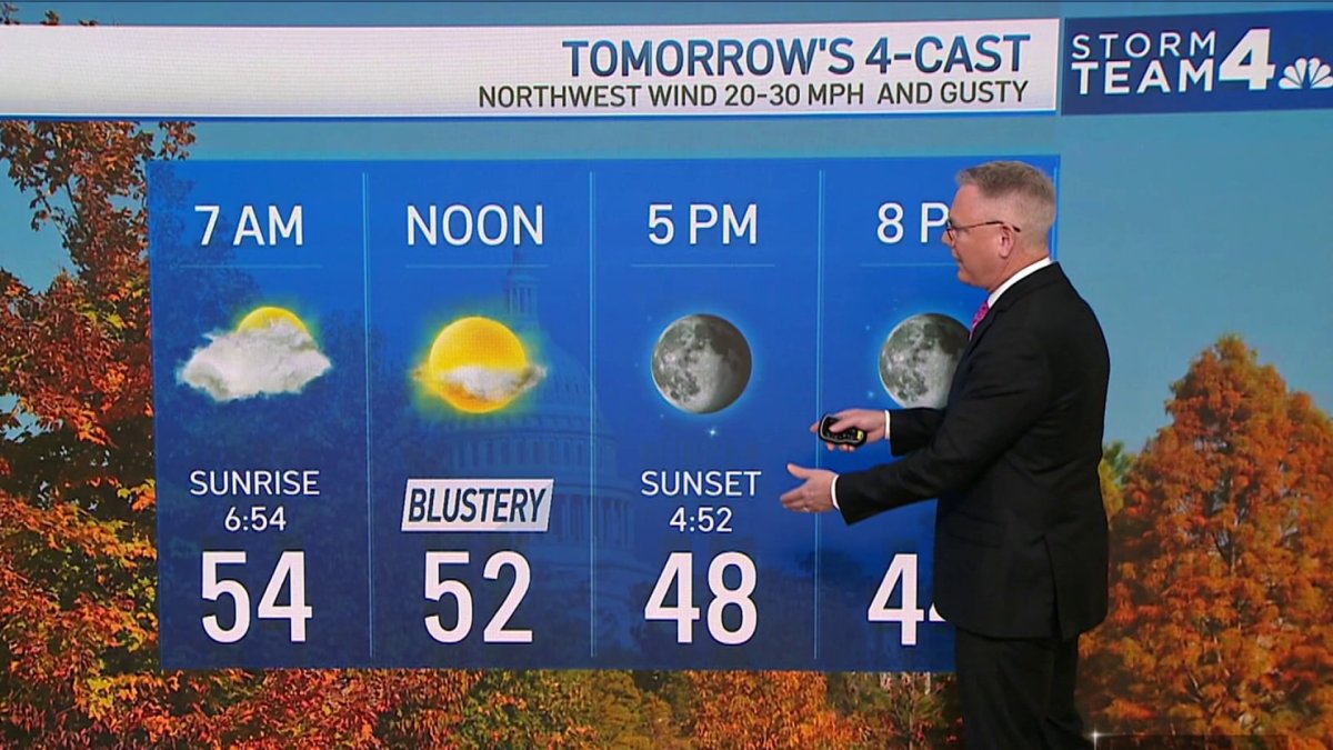 Storm Team4 morning forecast: Nov. 17, 2023 – NBC4 Washington
