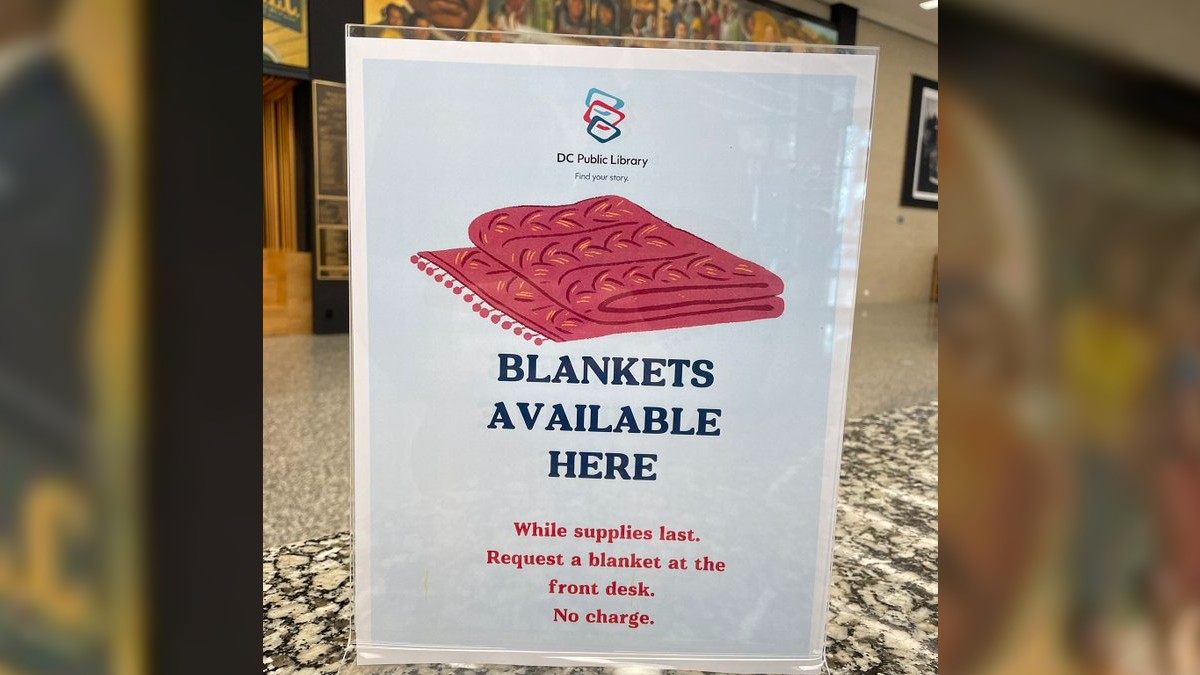 Free blankets available at MLK Library – NBC4 Washington