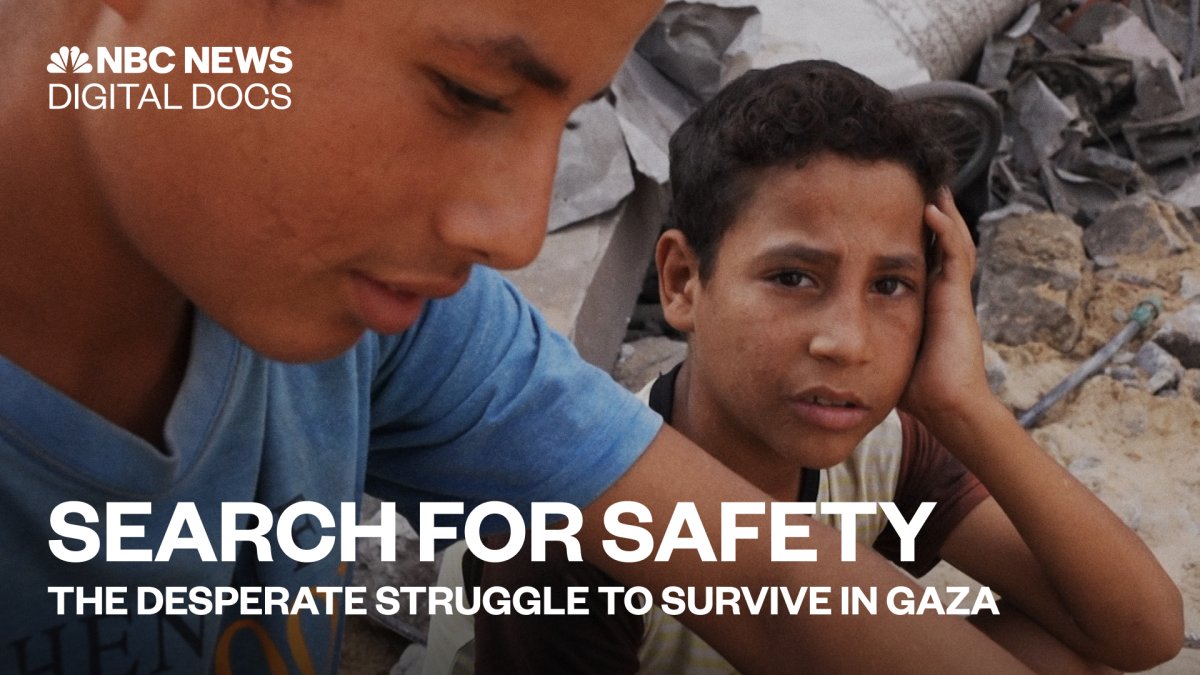 Video diaries from Gaza show a daily struggle to survive – NBC4 Washington