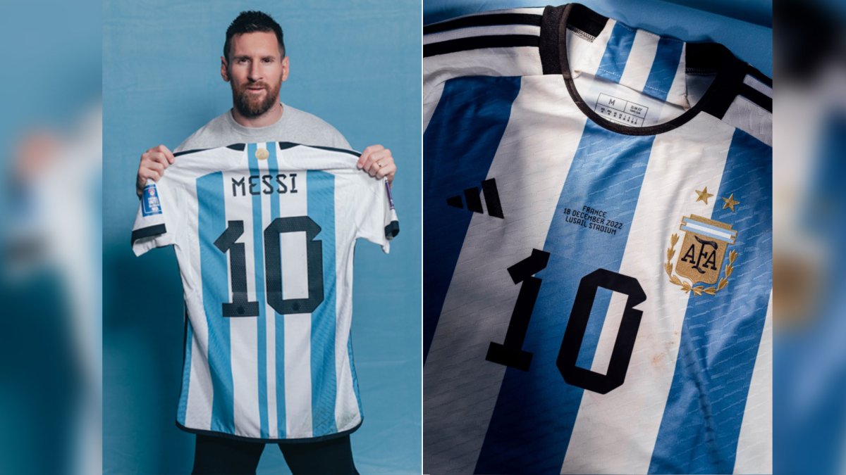 Lionel Messi’s World Cup jerseys going up for auction – NBC4 Washington