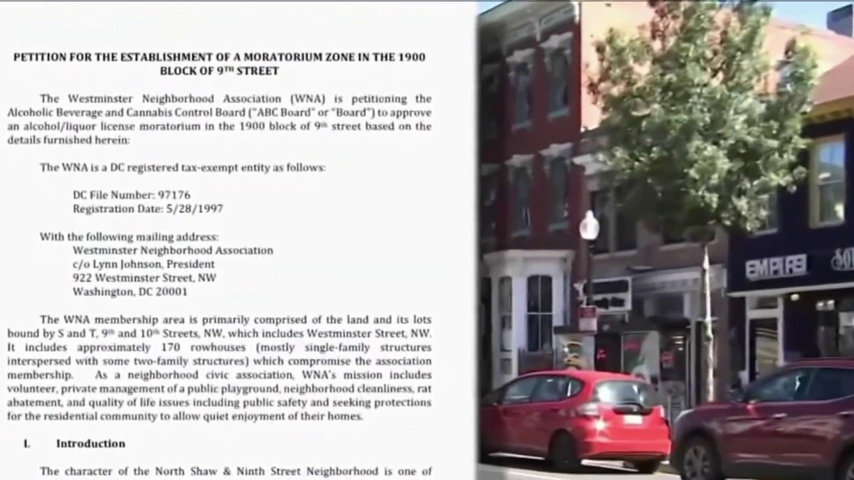 Liquor license moratorium moves forward for Northwest DC street near ...