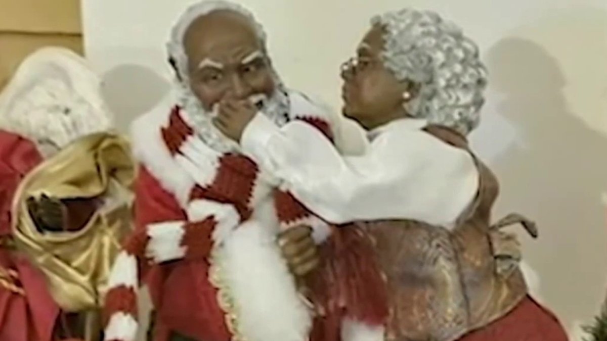 Upper Marlboro homeowner displays extensive Black Santa collection ...