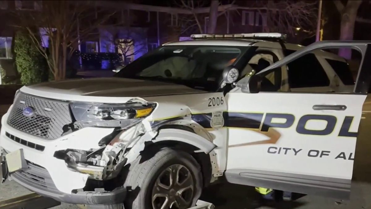 Carjacked vehicle crashes into Alexandria police cruiser during chase ...