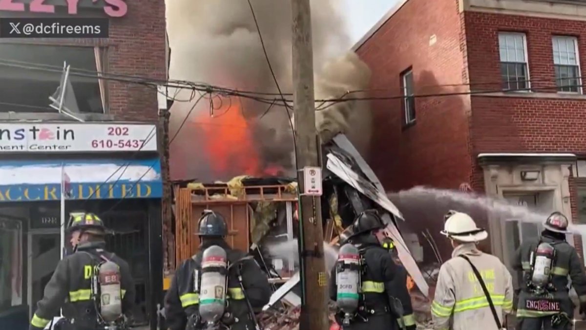1 hurt as gas explosion levels building in Anacostia – NBC4 Washington