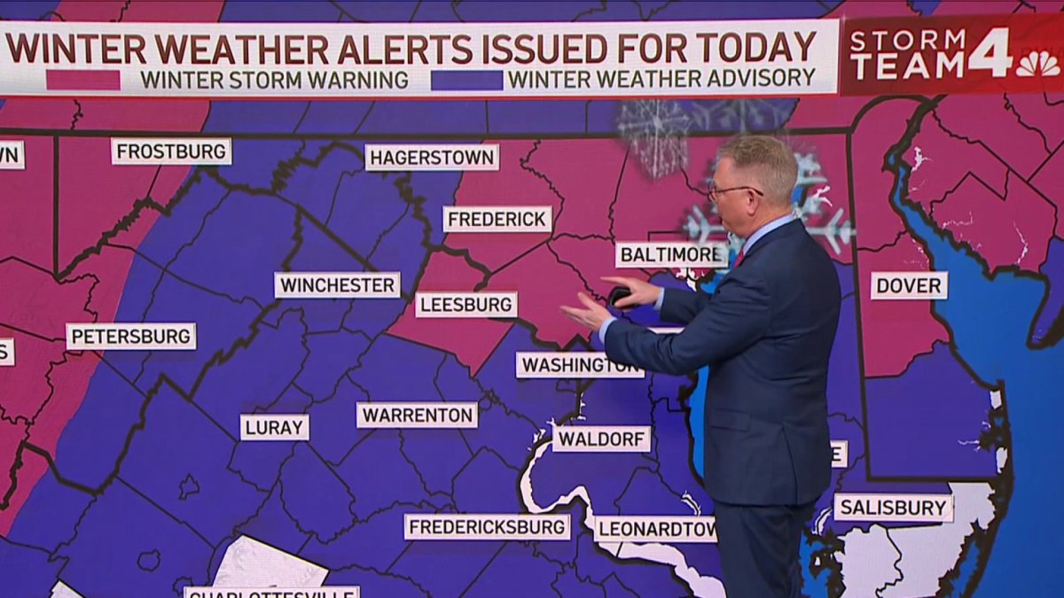 Storm Team4 mid-morning forecast: Jan 19, 2024 – NBC4 Washington