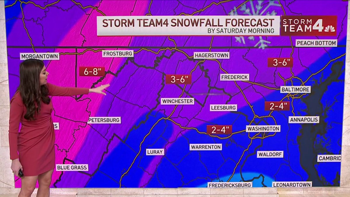 Midday weather, Feb. 16 – NBC4 Washington
