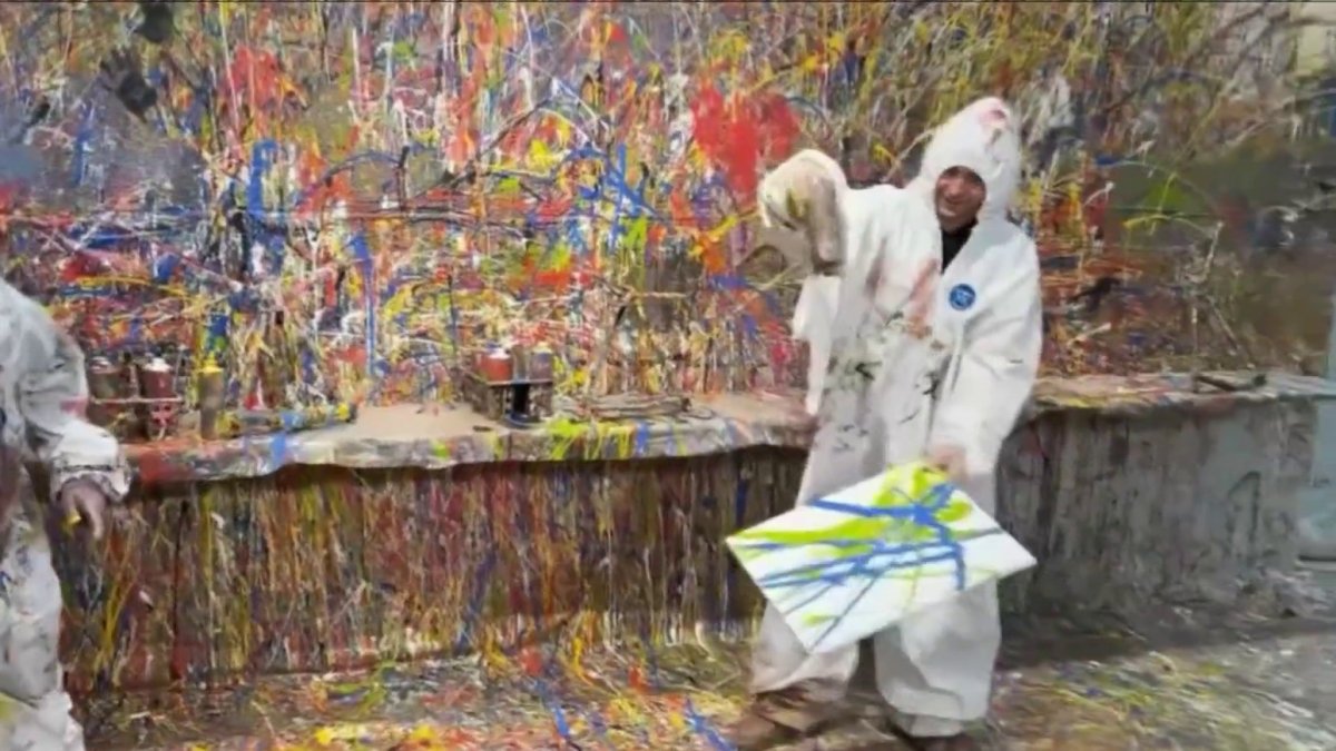 Splatter Paint Room brings your inner artist out – NBC4 Washington