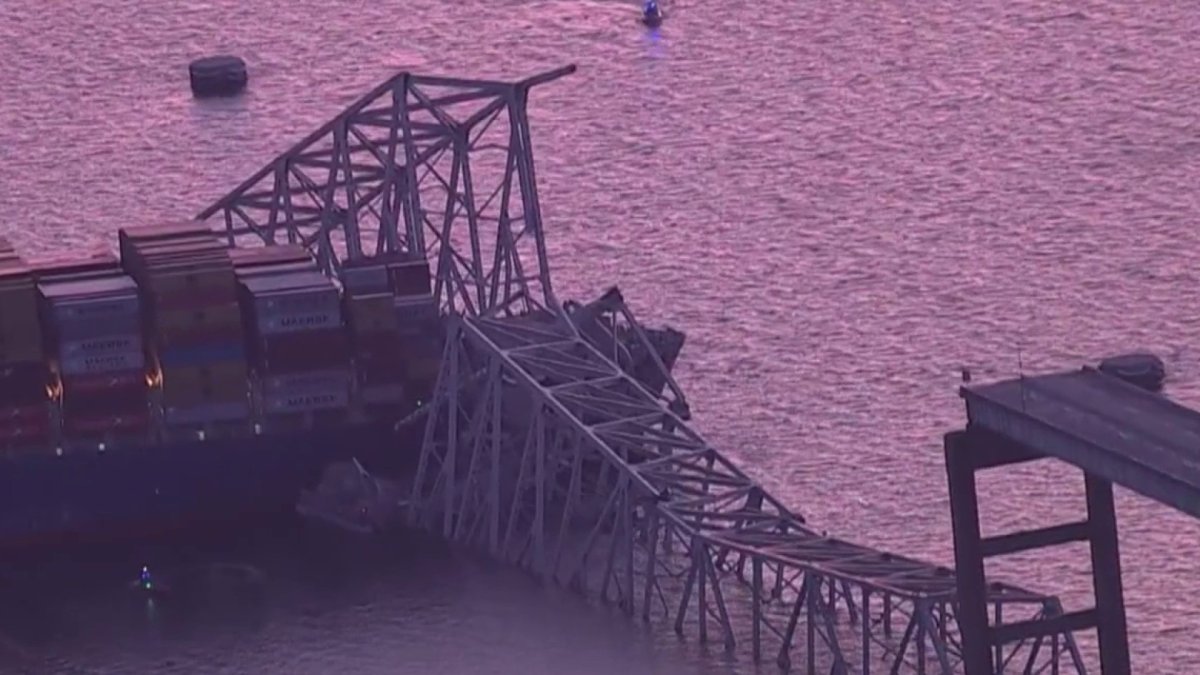‘Upwards’ of 7 people missing after Baltimore bridge collapse – NBC4 ...