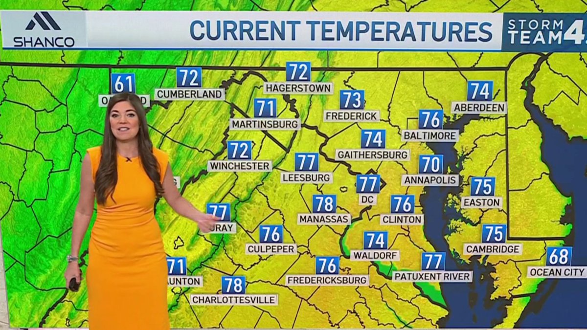 Storm Team4 afternoon forecast: May 1 – NBC4 Washington