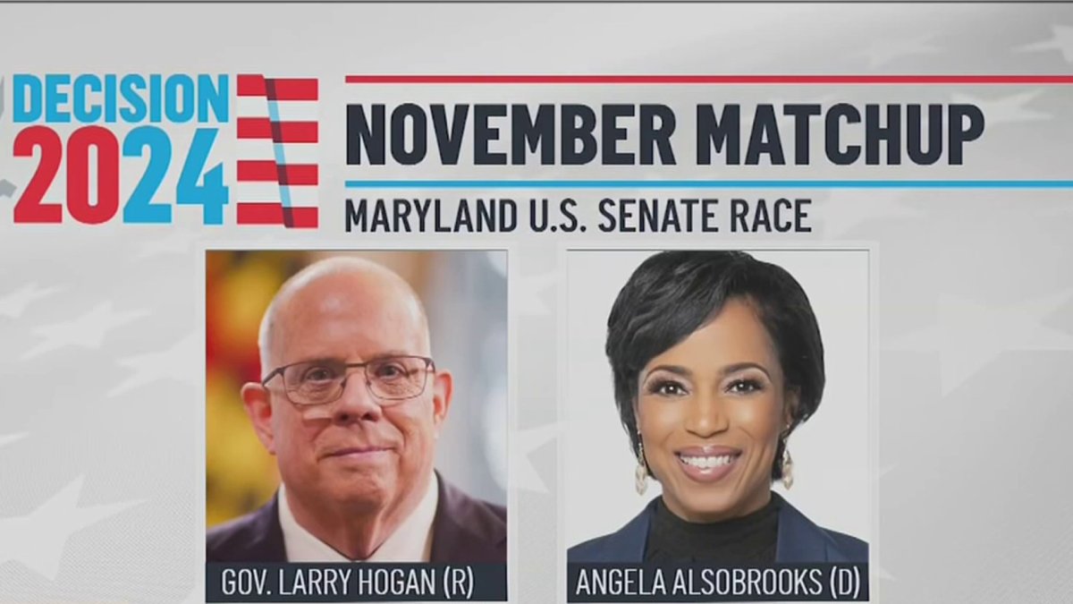 Alsobrooks, Hogan square off for US Senate seat – NBC4 Washington