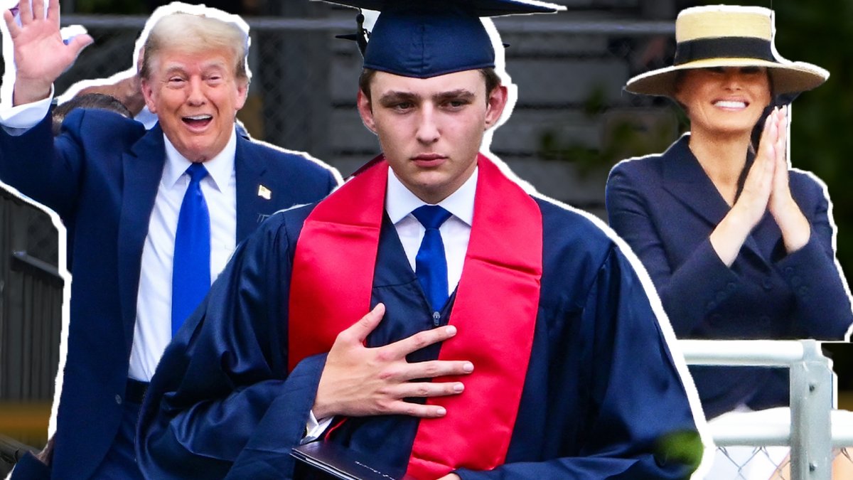 Barron Trump towers over everyone at High School graduation – NBC4 ...