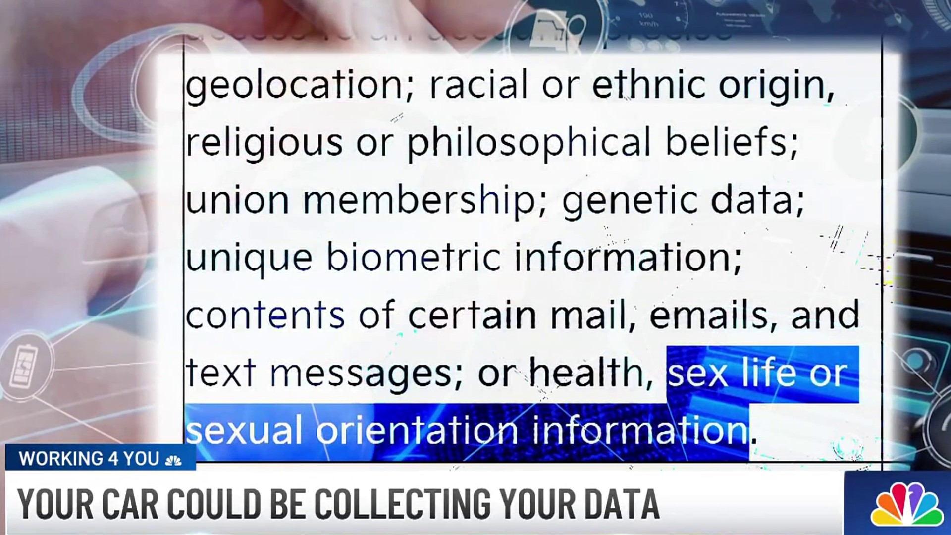 Your car could be collecting your personal data — even your sexual ...