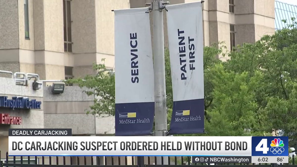 Dc Carjacking Suspect Ordered Held Without Bond Nbc4 Washington