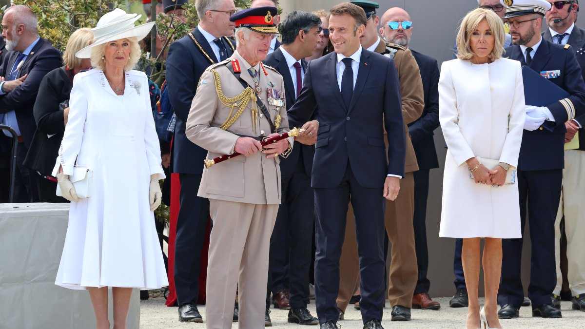 Brigitte Macron breaks royal protocol during meeting with Queen Camila ...