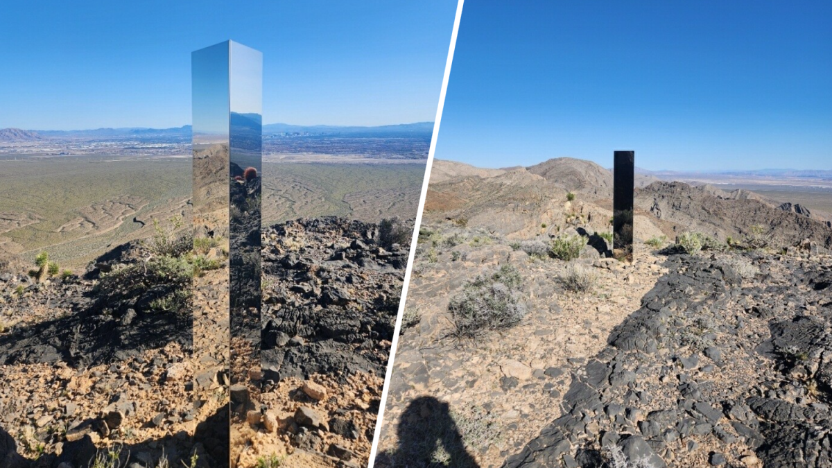 Mysterious monolith appears on Gass Peak hiking trail in Vegas – NBC4 ...