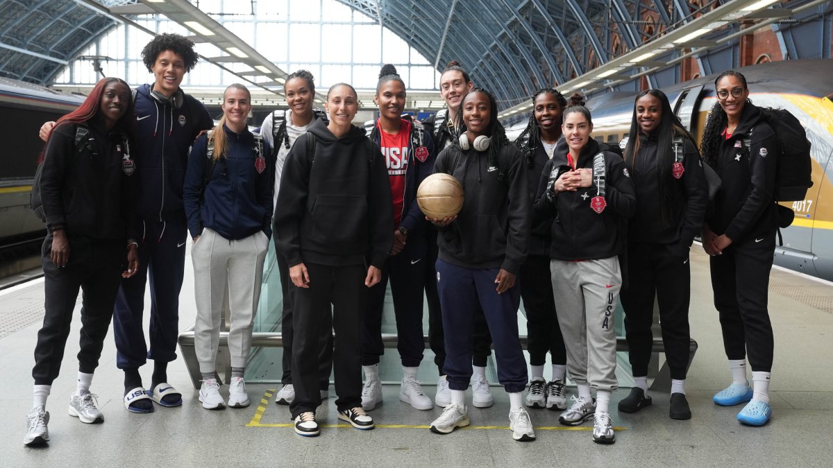 Basketball players take buses to Paris for opening ceremony – NBC4 ...