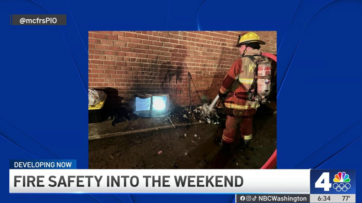 Discarded fireworks cause fire outside Montgomery County home – NBC4 ...