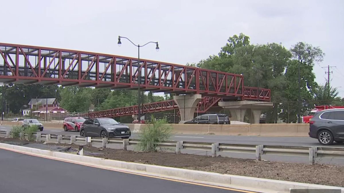 New pedestrian bridge connects community in Northeast DC – NBC4 Washington
