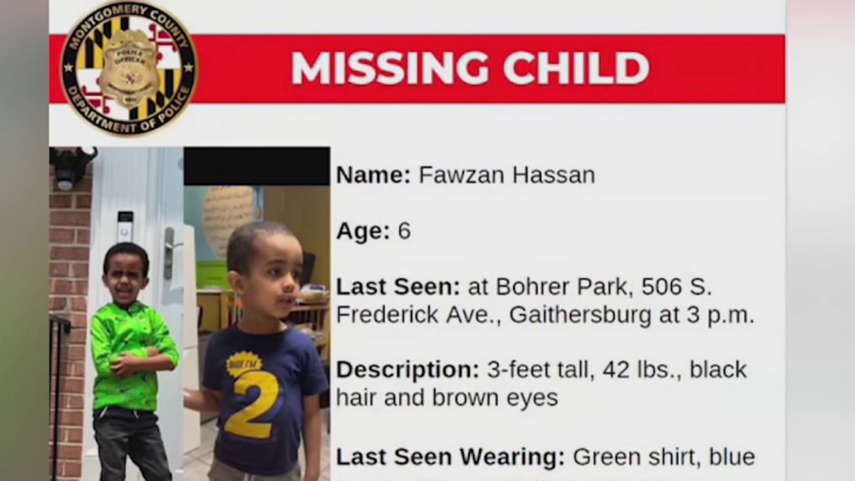 Police search for missing 6-year-old boy in Gaithersburg – NBC4 Washington