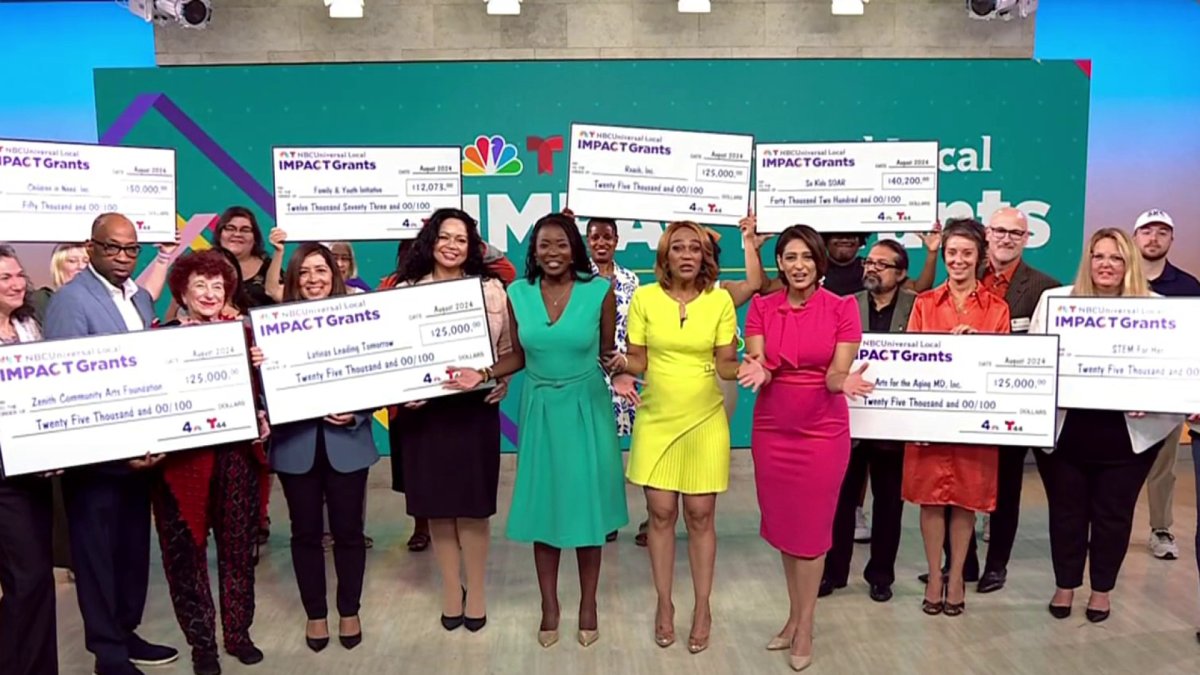 NBC4 and T44 award grants to local nonprofits – NBC4 Washington