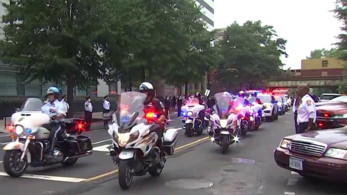 Procession honors fallen DC officer Wayne David – NBC4 Washington