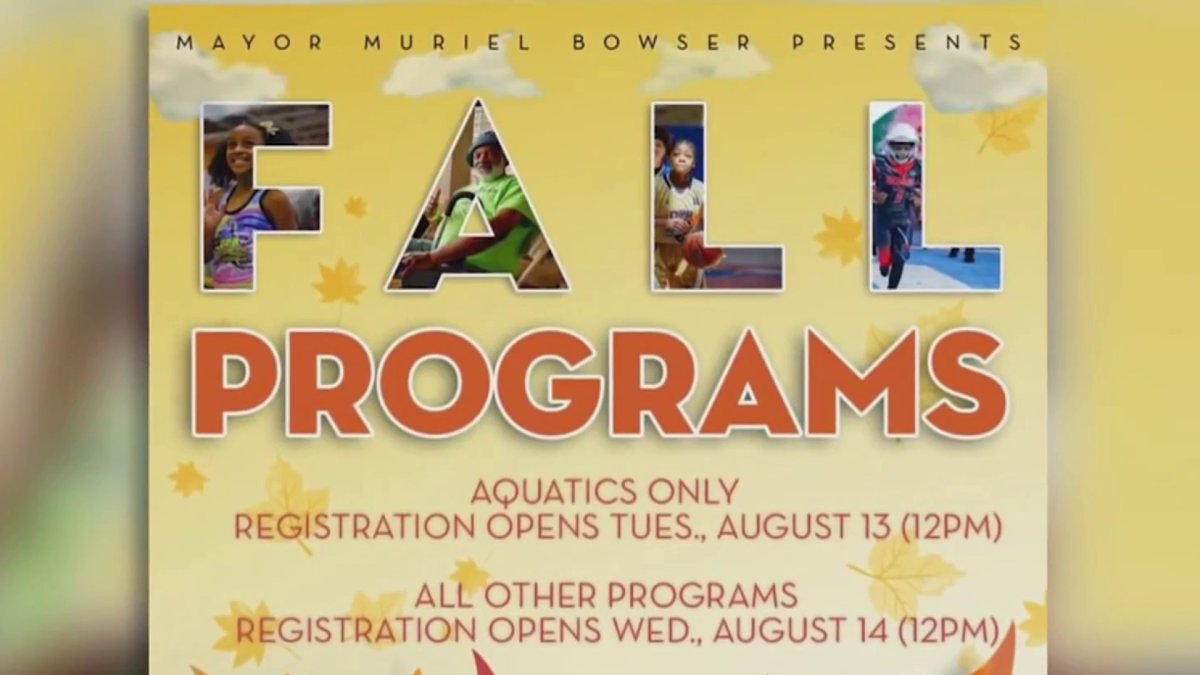 Registration opens for DC rec centers’ fall programs for kids, seniors ...