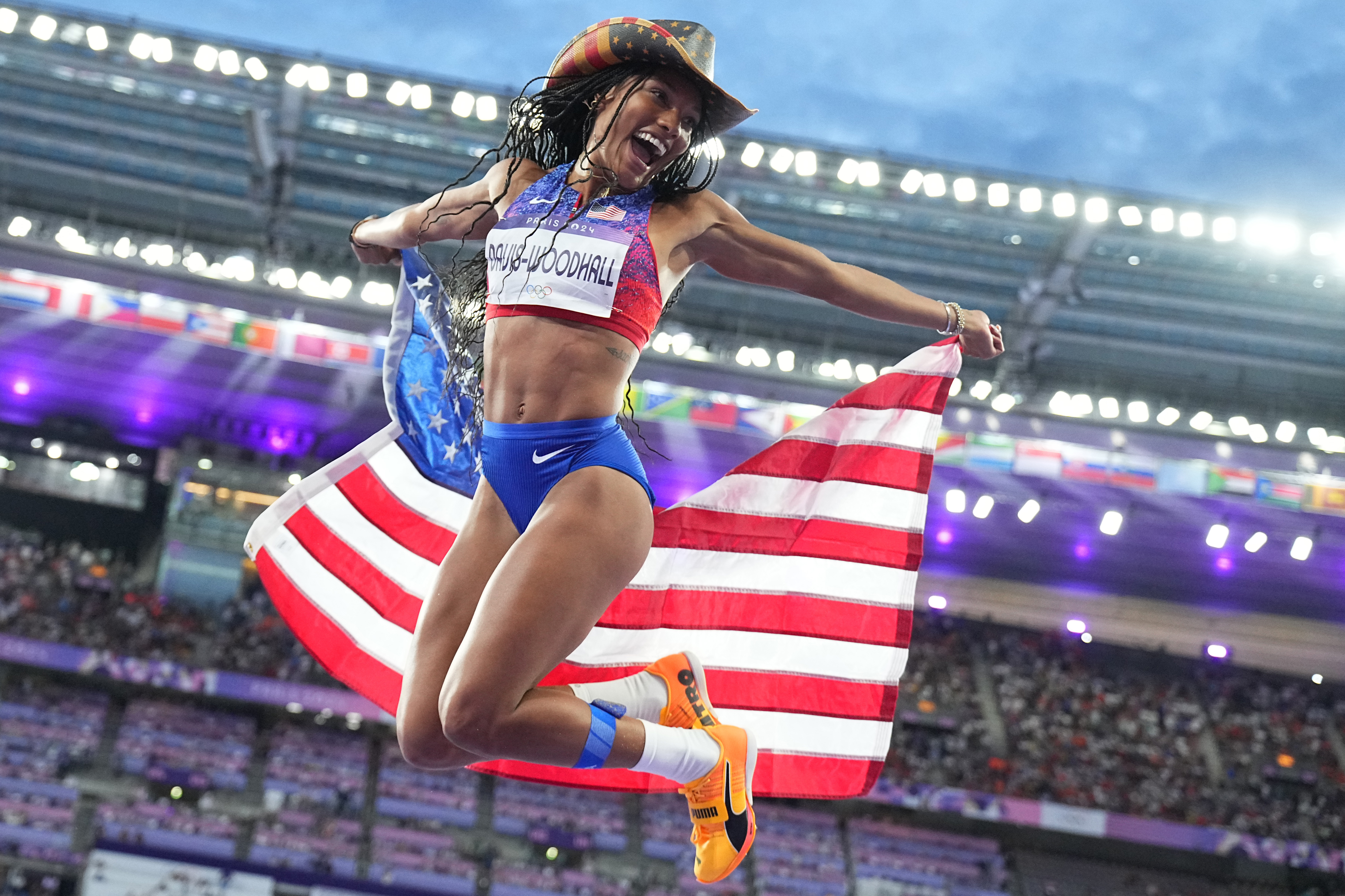 Team USA’s Tara Davis-Woodhall wins gold in women’s long jump – NBC4 ...