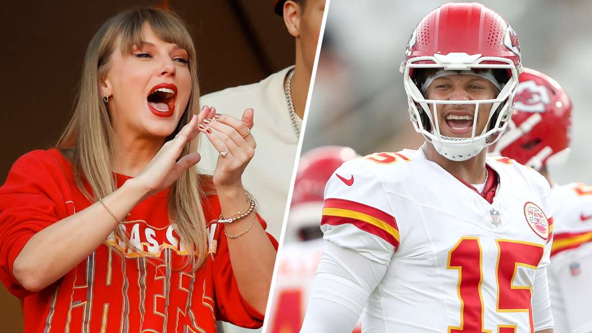 Chiefs’ Patrick Mahomes: Taylor Swift has drawn up football plays ...