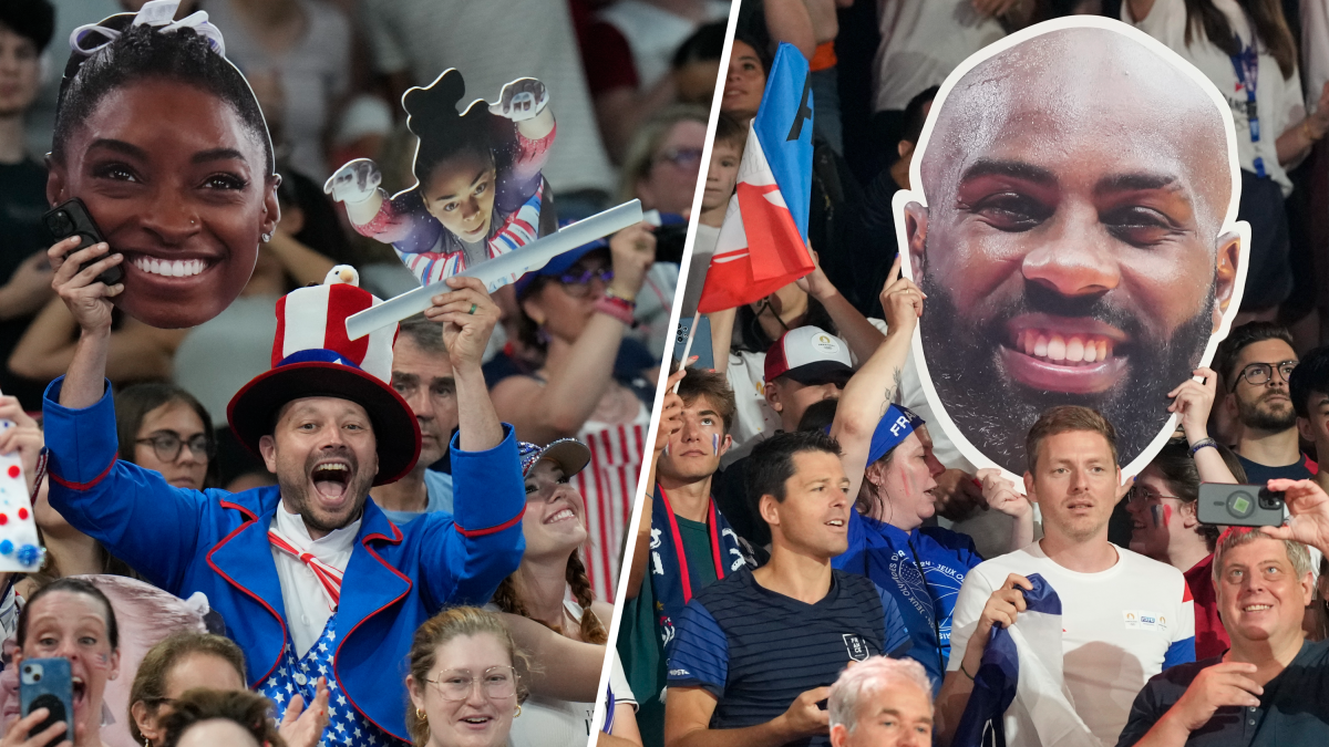 2024 Paris Olympics fans make huge cutouts of athletes’ heads. Take a ...