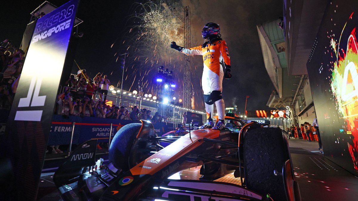 Lando Norris wins Singapore GP to cut Max Verstappen’s F1 lead – NBC4 ...