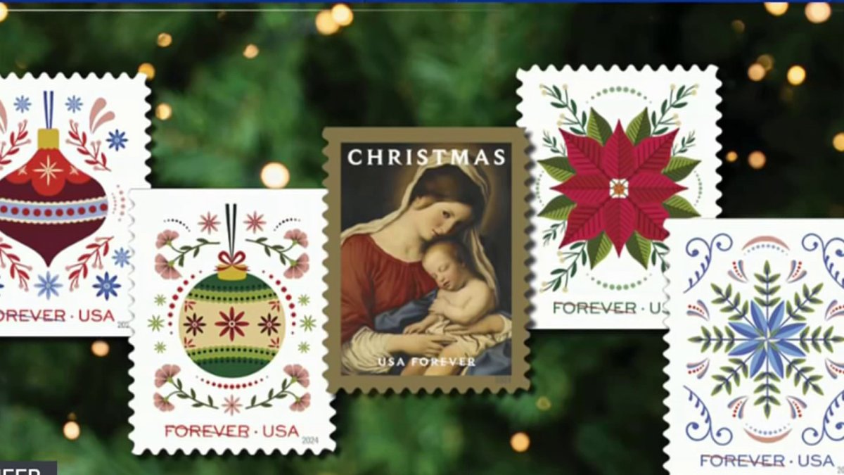 Local artist helps design USPS holiday stamps – NBC4 Washington