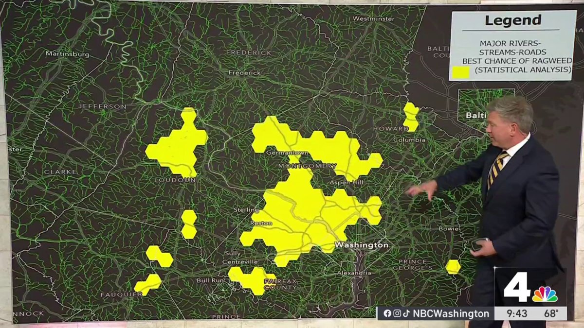 Mapping ragweed hot spots in the DC region: Science 4 Everyone – NBC4 ...