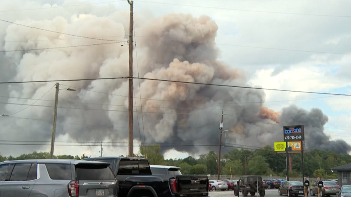 Residents evacuated due to a chemical plant fire near Atlanta – NBC4 ...