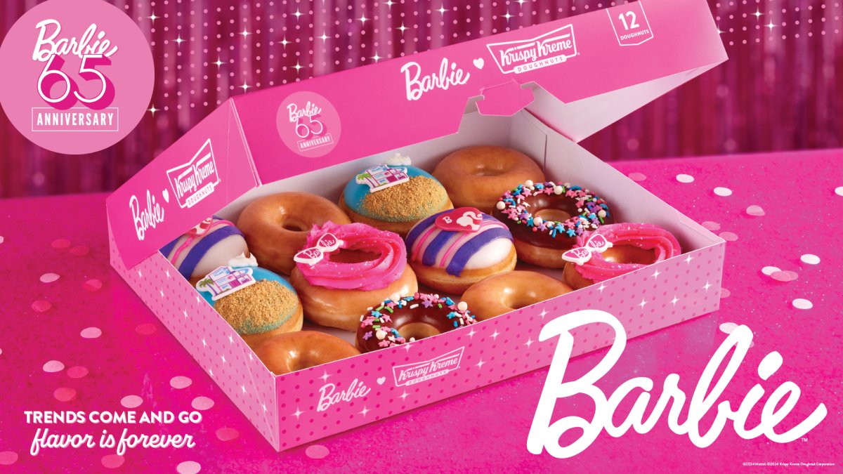 Krispy Kreme Barbie doughnuts celebrate toy’s 65th anniversary – NBC4 ...