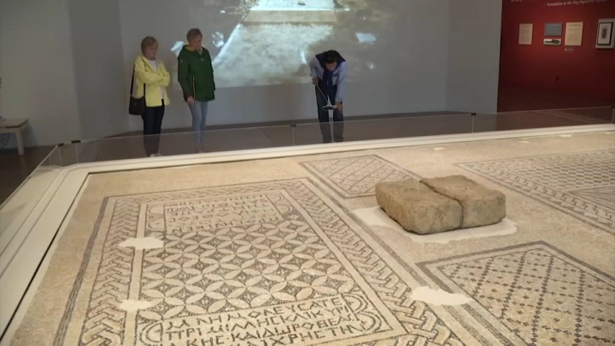 Ancient Megiddo Mosaic on display at Museum of the Bible – NBC4 Washington