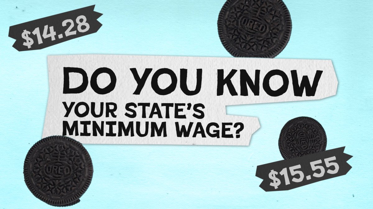 How your state’s minimum wage stacks up… with Oreos – NBC4 Washington