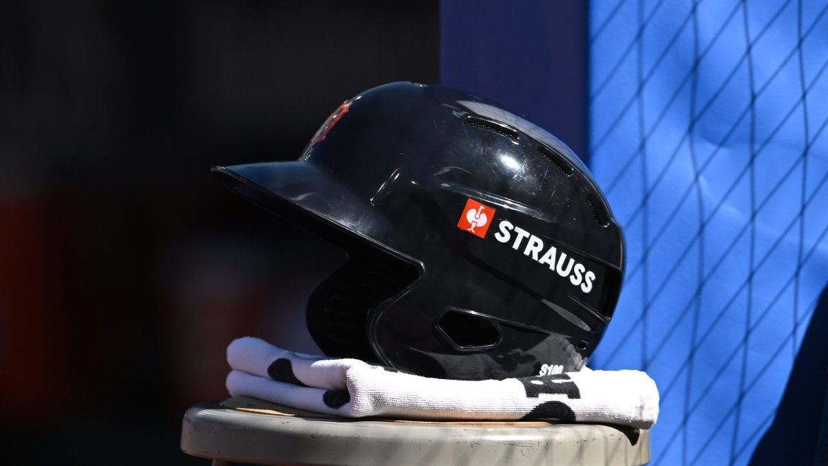 What is STRAUSS on MLB helmets? – NBC4 Washington