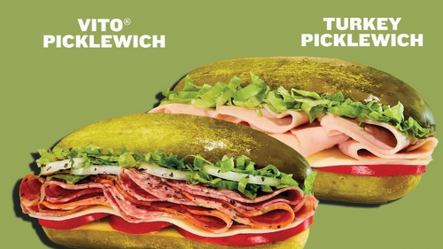 Jimmy Johns New Sandwich Has A Giant Pickle Instead Of Bread Nbc Los