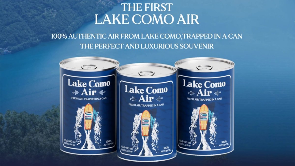 Lake Como in a can? ‘Air’ from tourist destination on sale for $11 in ...