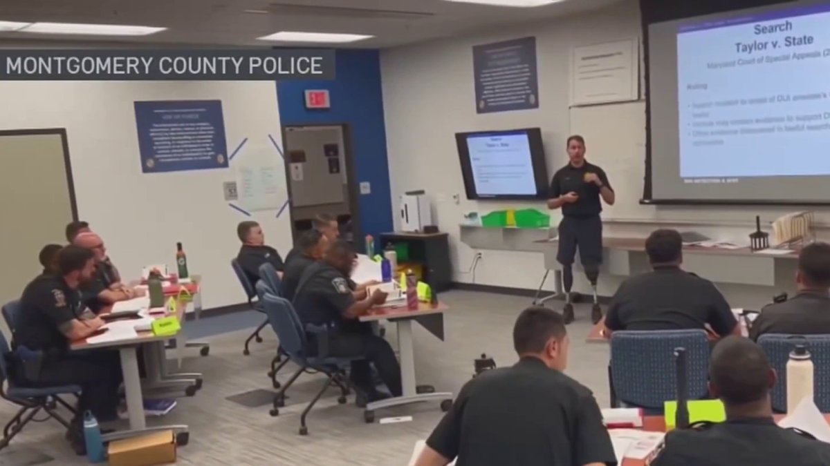 Maryland officer who lost legs after being hit by teen back at work ...